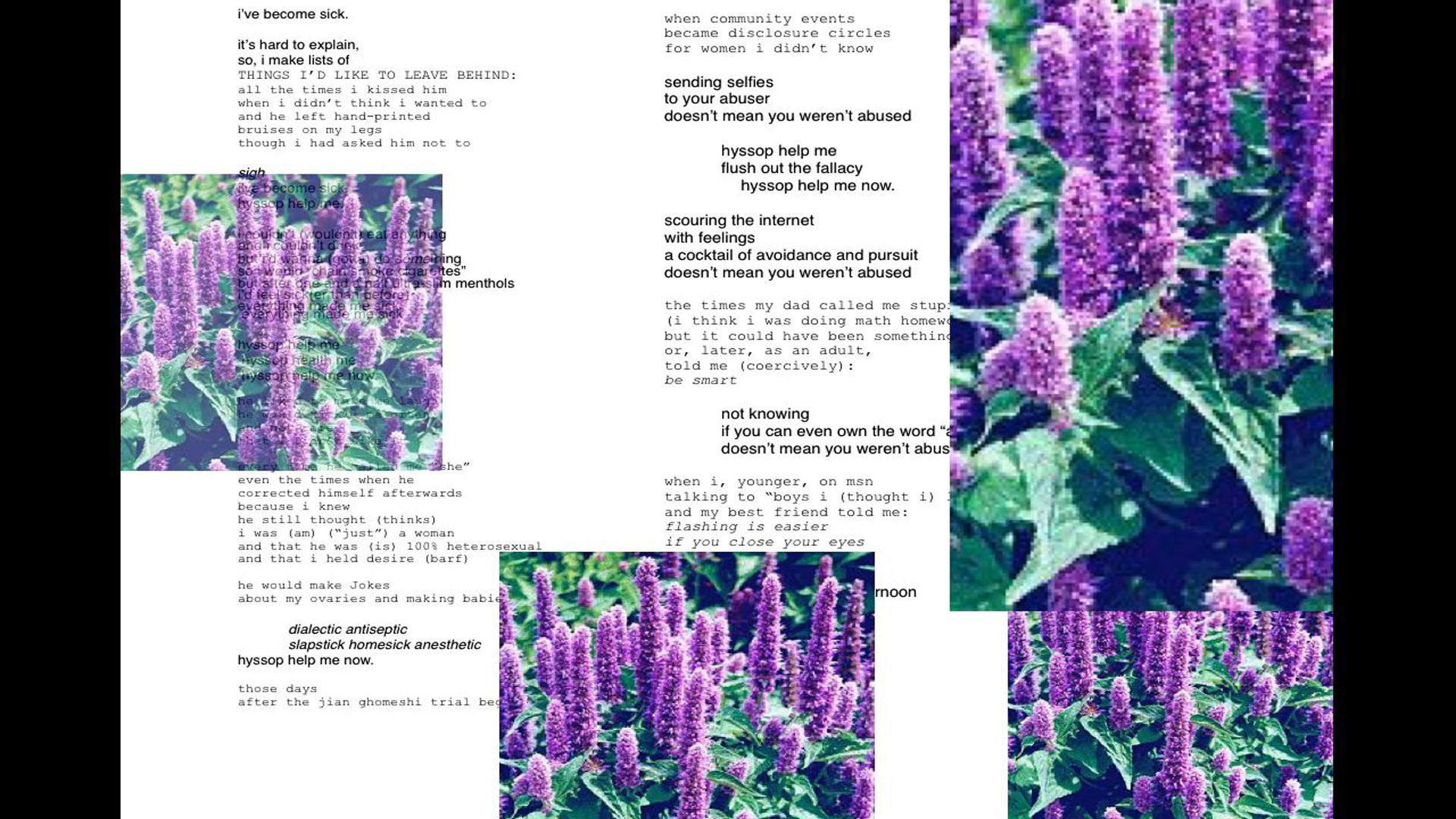 two poems (loop) - VUCAVU